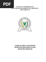 Panduan Lembar DDST untuk Anak | PDF