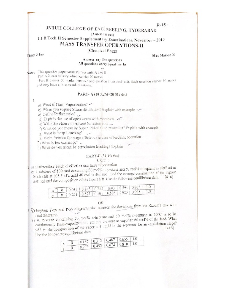 MTO2 Question Papers | PDF