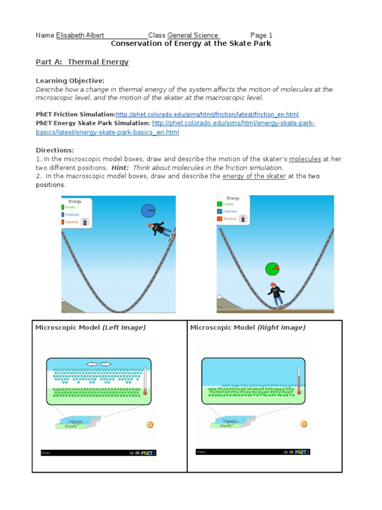 Energy Conservation in Skate Parks | PDF | Kinetic Energy | Chart