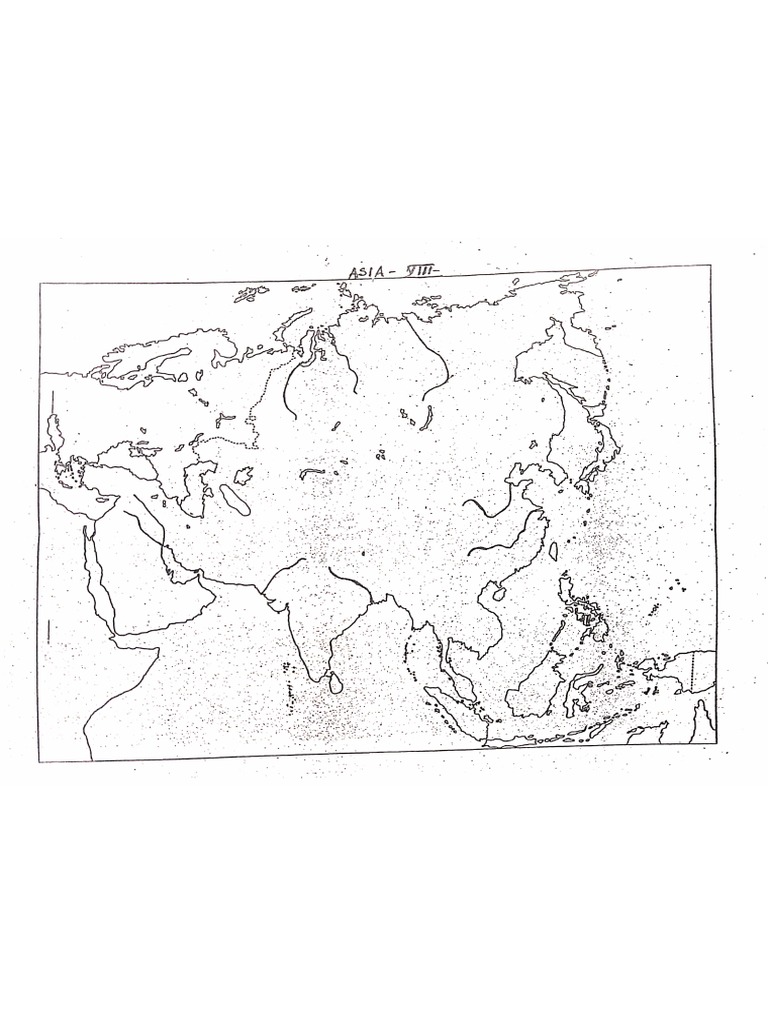 Asia (Blank Map) | PDF