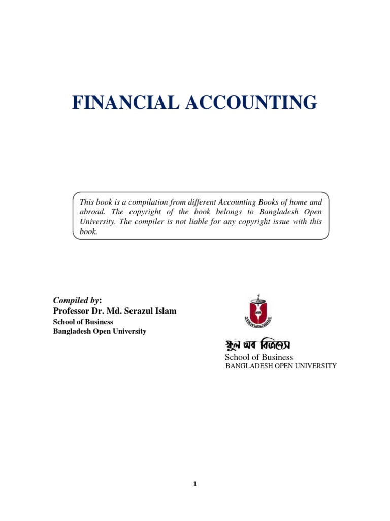 Financial Accounting | Download Free PDF | Bookkeeping | Accounting