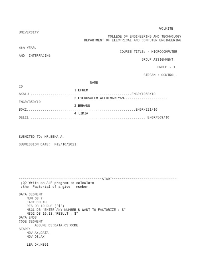 Microcomputer Group Assignment | PDF | Fahrenheit | Computer Engineering