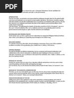 Students Orientation Program Script | PDF