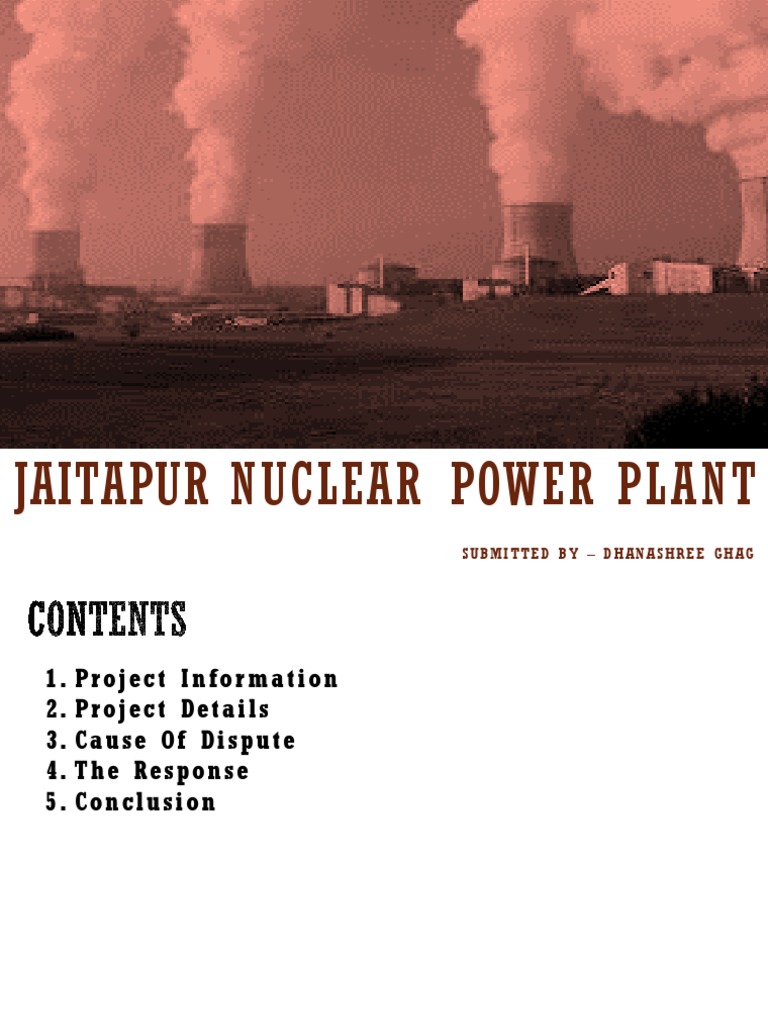 Jaitapur Power Project Dhanashree Ghag | PDF | Nuclear Reactor ...