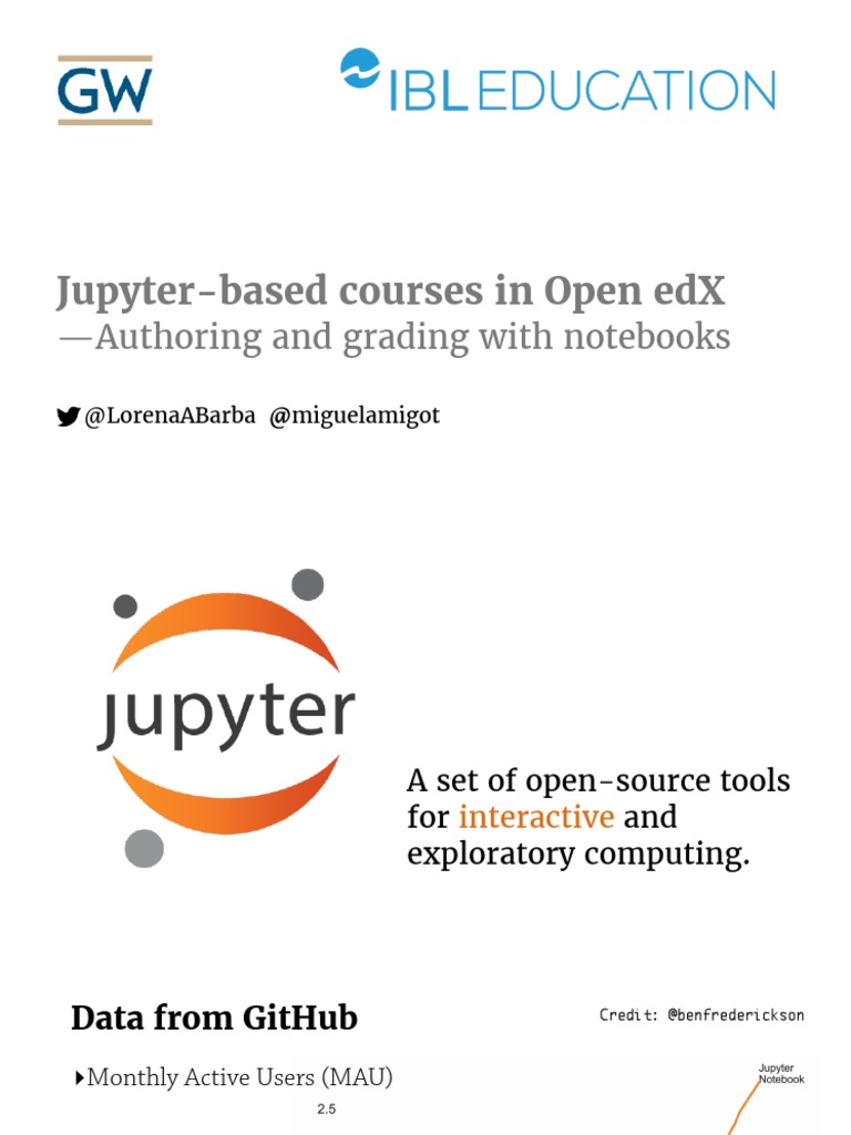Jupyter-based courses in Open edX - Authoring and grading with notebooks | PDF