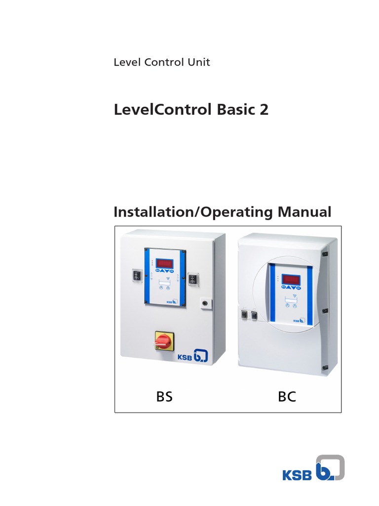 Levelcontrol Basic 2: Installation/Operating Manual | PDF | Safety ...