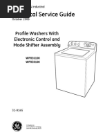 GE Washer Fault Code Chart | PDF | Switch | Computer Engineering