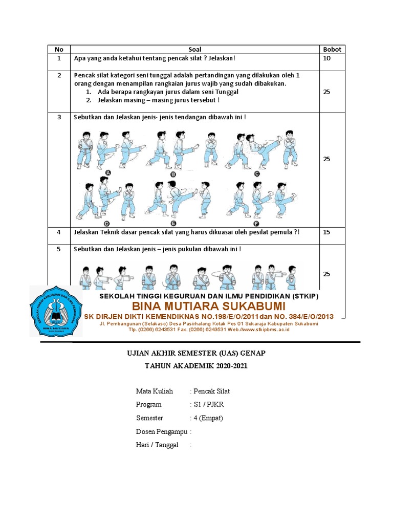 Pencak Silat UAS | PDF
