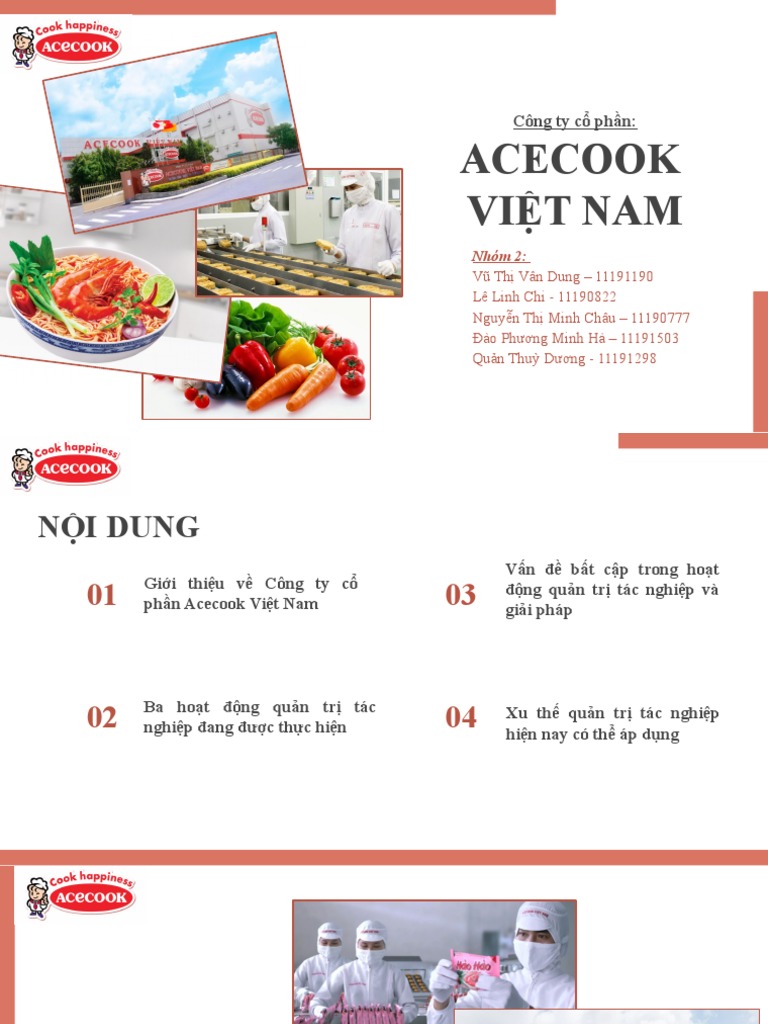(ACECOOK) SLIDE TỔNG HỢP Final | PDF