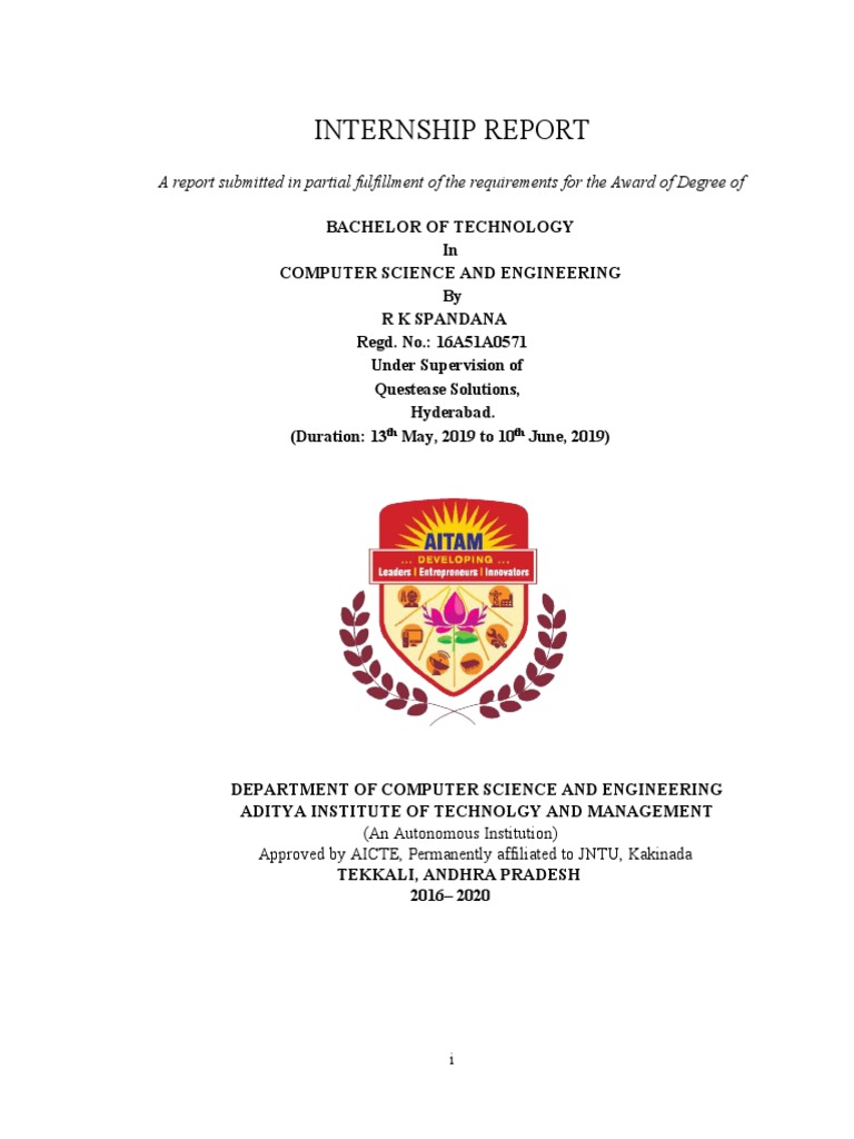 Internship-Report Iot | PDF | Internet Of Things | Computer Network