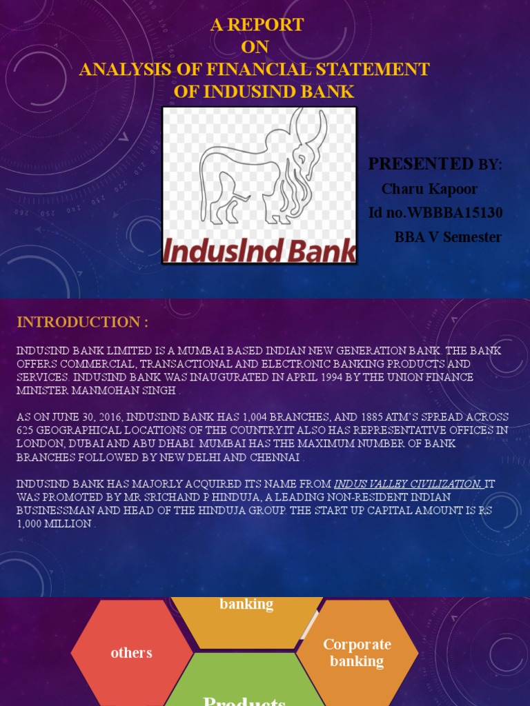 Analysis of Financial Statements of IndusInd Bank | PDF | Equity ...