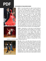 Phases of The Dance Program | PDF | Ballroom Dance | Dances