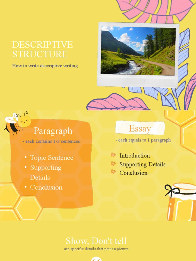 Descriptive Structure: How To Write Descriptive Writing | PDF