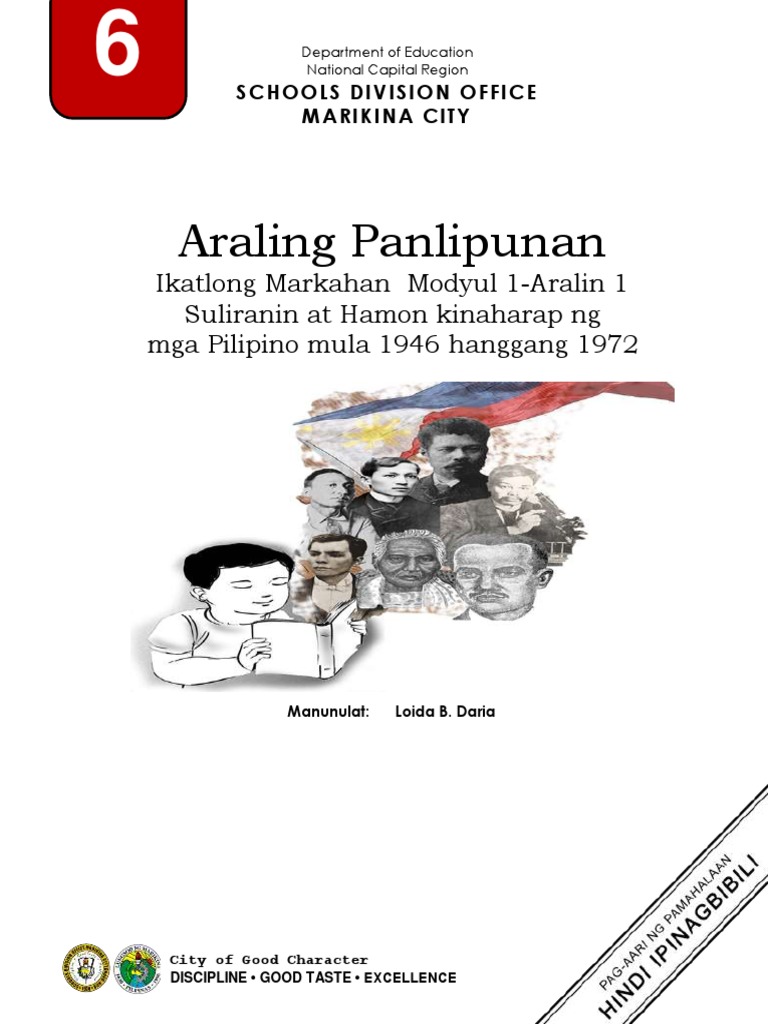 Ap6 Q3 Module-1 Aral.-1 | PDF