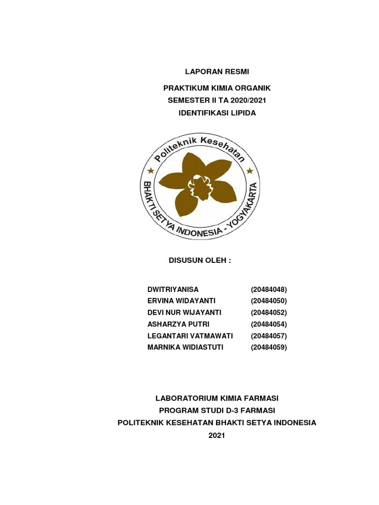 Identifikasi Lipida dalam Praktikum Kimia | PDF