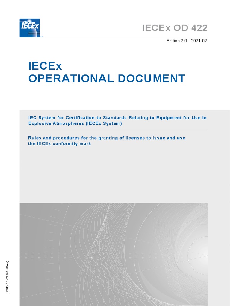 Iecex Operational Document | PDF | International Electrotechnical ...