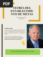 La Teoría de Fijación de Metas de Edwin Locke | PDF | Objetivo | Motivación