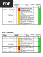 Risk Assessment For Plaster Works | PDF | Prevention | Safety