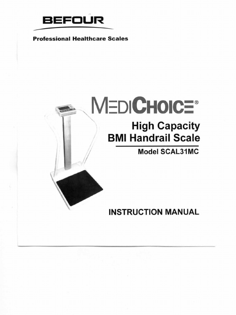 Befour SCAL31MC Manual | PDF