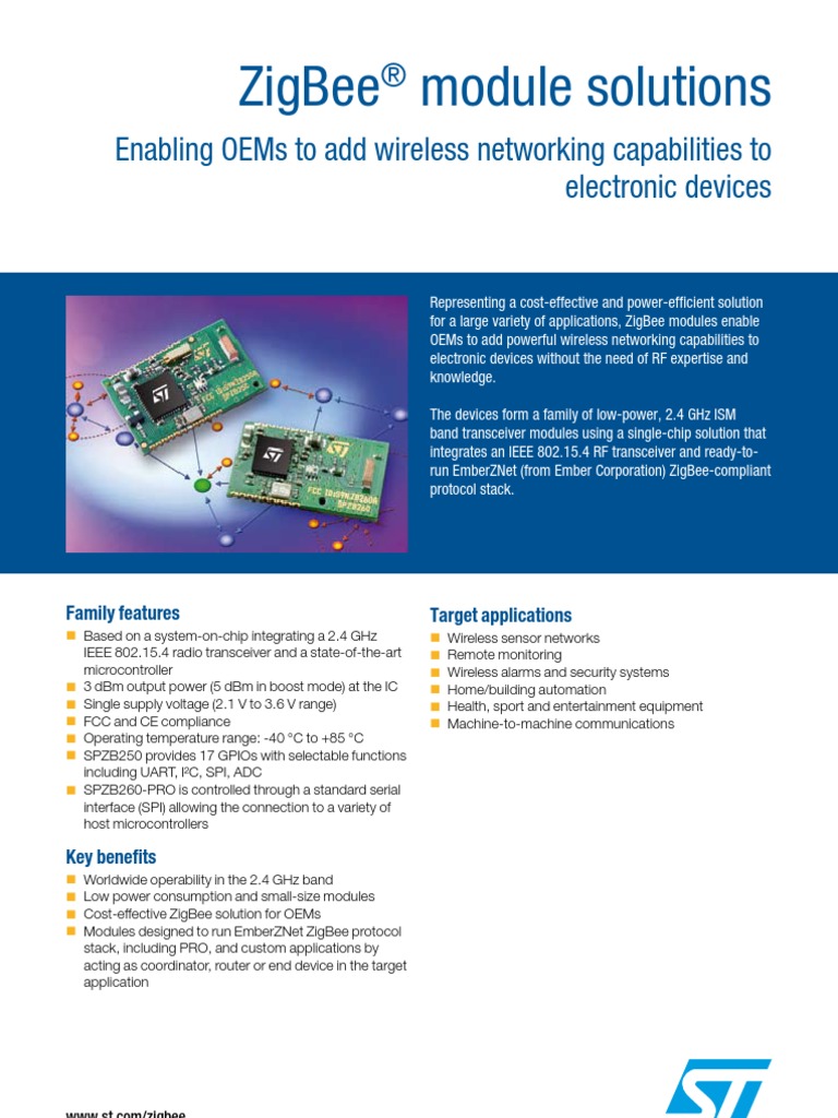 zigbee module | Computer Networking | Computer Architecture
