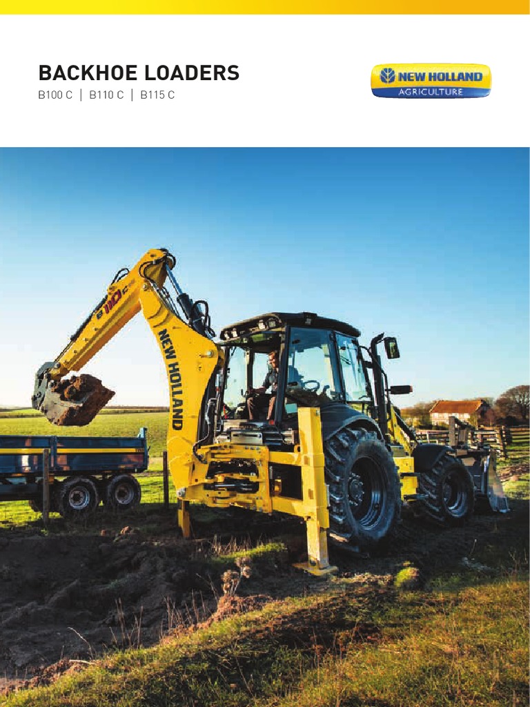 New Holland B115 Backhoe-Loaders-Brochure-Uk-En | PDF | Loader ...