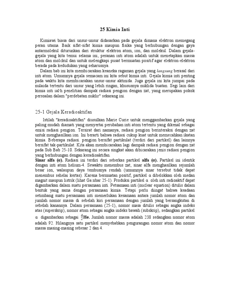 4 Kimia Inti 3x | PDF