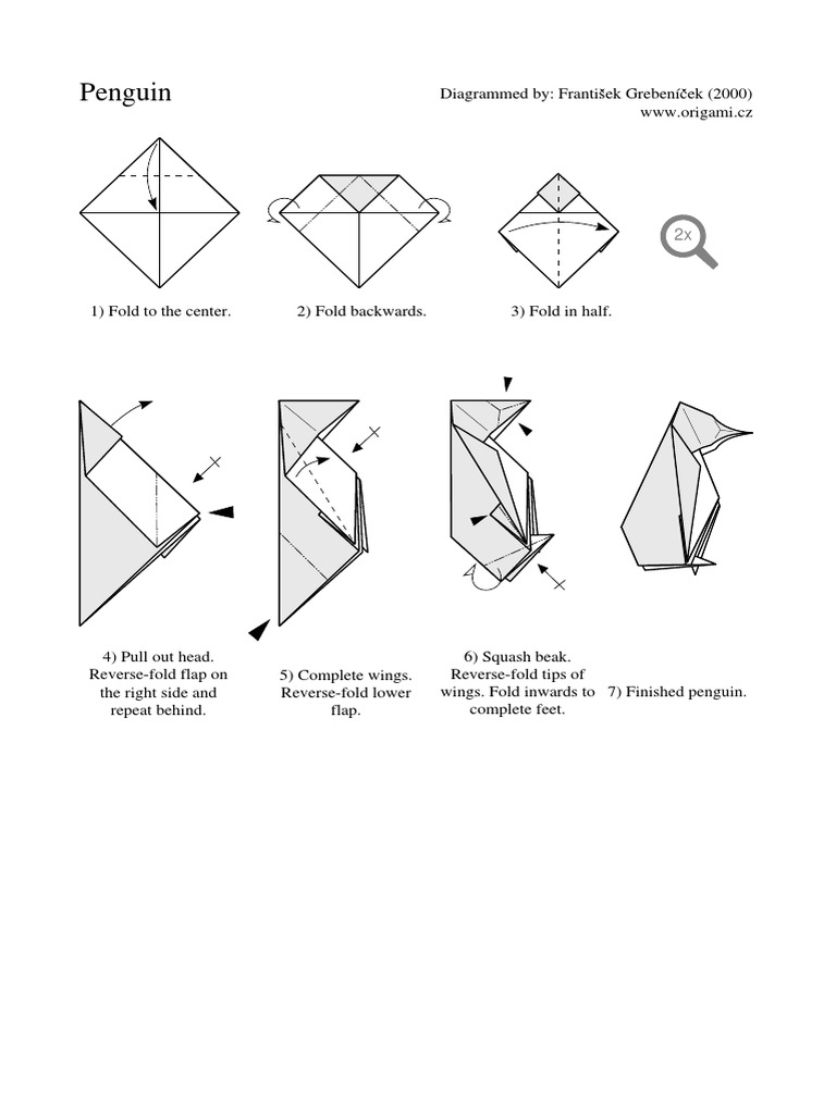 Penguin | PDF | Origami | Paper Art