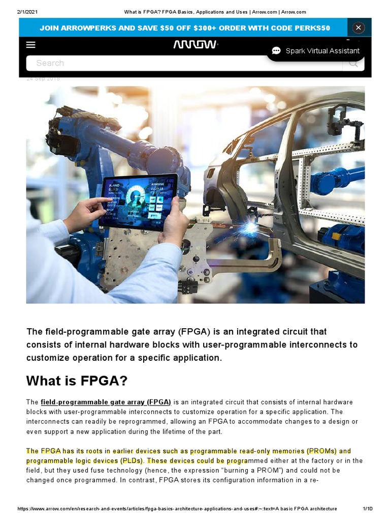 What Is Fpga Fpga Basics Applications And Uses Pdf Field Programmable Gate Array System 9245