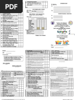 Eccd Checklist Card Template | PDF | Child Development | Behavioural ...