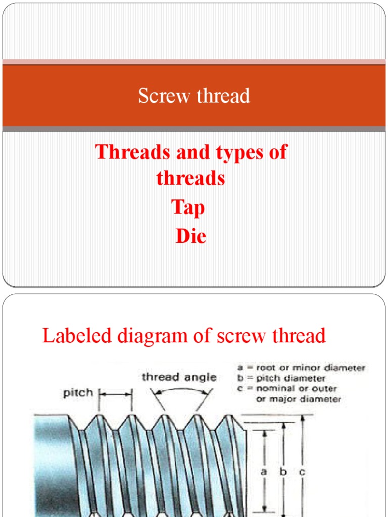 07A. 03. Screw Thread Formation of Thread | PDF | Cutting Tools | Screw