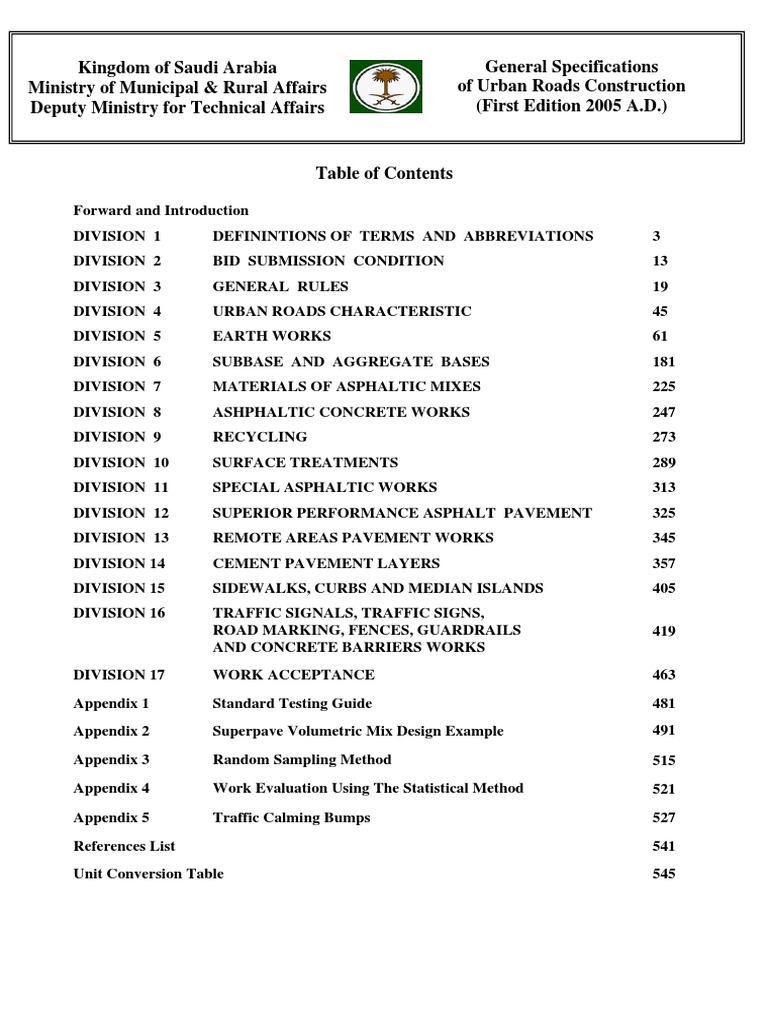 HE036212 Part 3 - MOMRA | PDF | Specification (Technical Standard) | Road