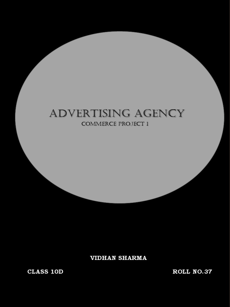 Advertising Agency: A Case Study | PDF | Communication Design | Public ...