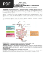Science Module 1 For Grade 8 | PDF | Human Digestive System | Digestion