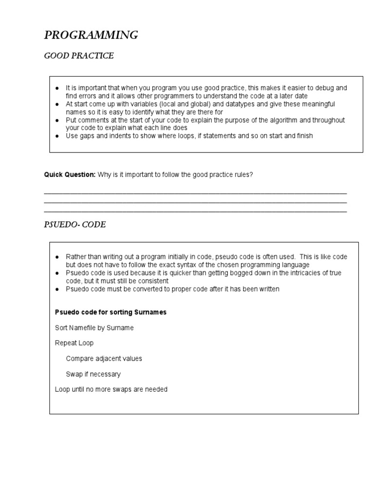 As Arrays Dry Run Exercise Pdf Array Data Structure Control Flow