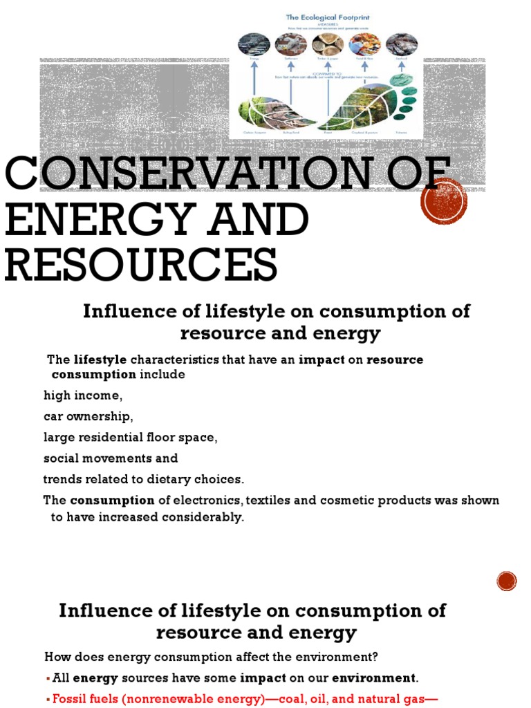 Conservation of Energy and Resources | PDF | Ecology | Carbon Footprint