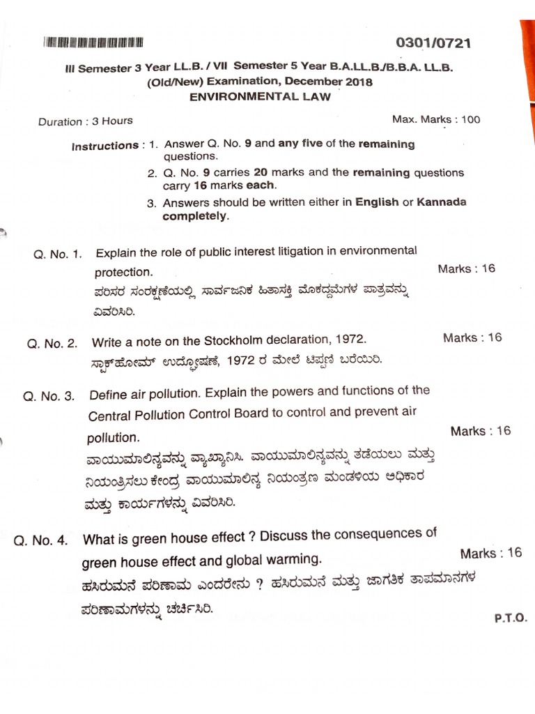 Kslu Environmental Law | PDF