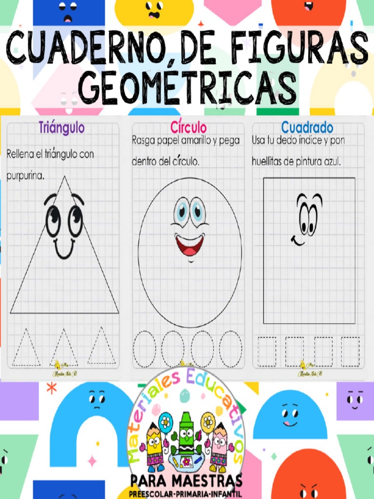 Cuadernito para Aprender Figuras Geométricas Recopilado Por Materiales ...