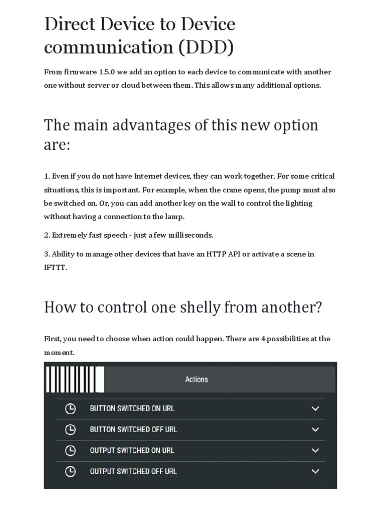 Direct Device To Device Communication (DDD) : The Main Advantages of ...