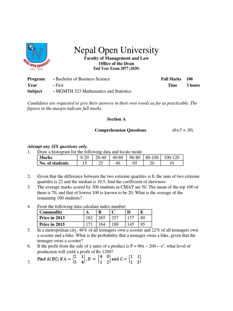 Mathematics and Statistics | PDF | Correlation And Dependence | Statistics