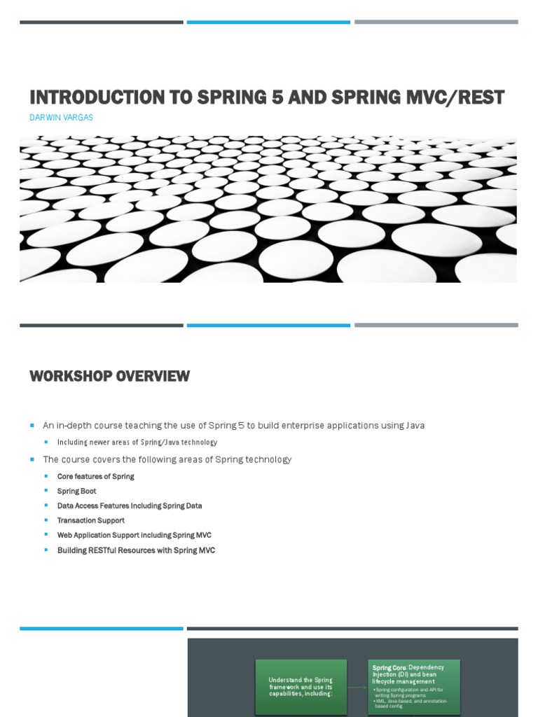 Introduction To Spring 5 and Spring MVC | PDF | Spring Framework ...