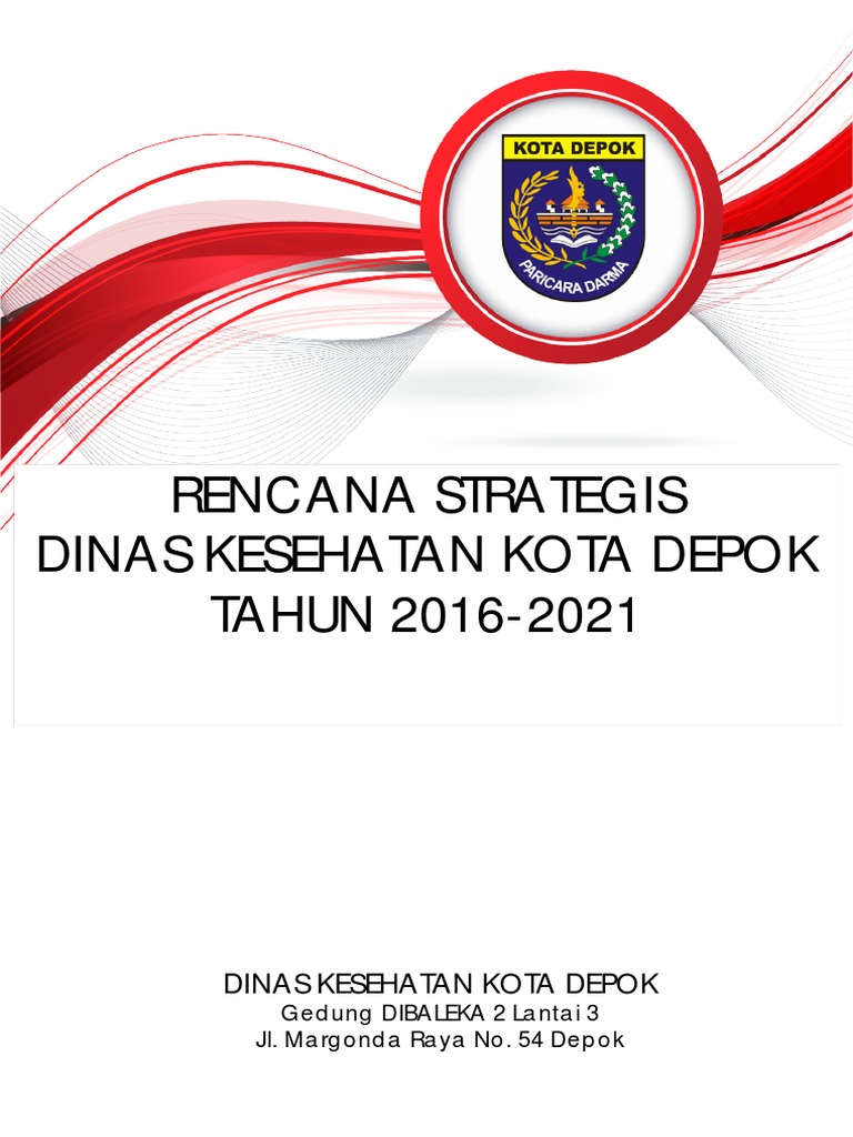 Renstra Dinkes Depok | PDF