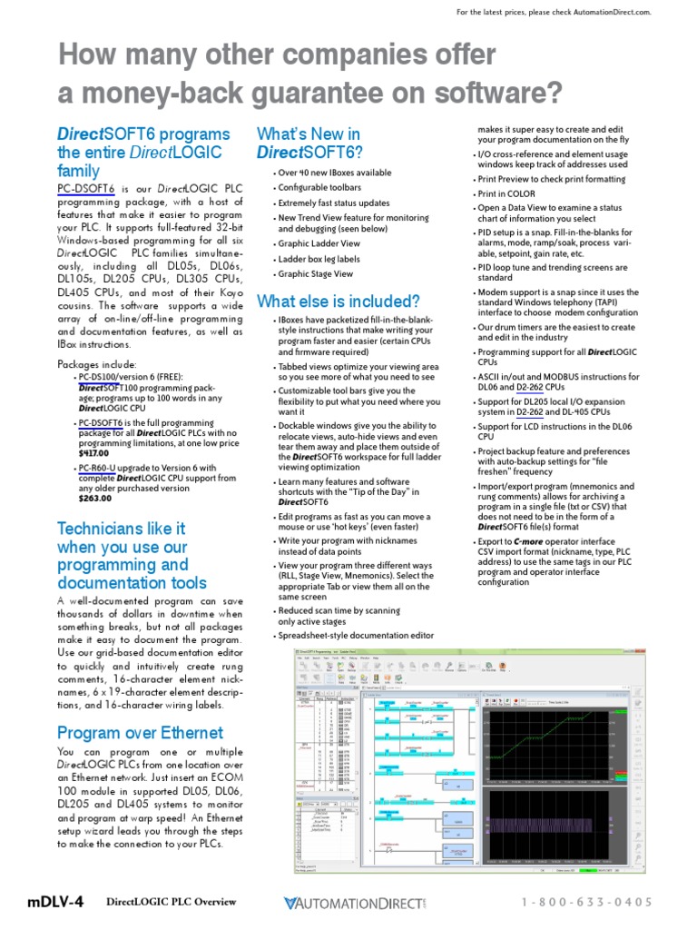 Direct Soft 6 Specs | PDF | Programmable Logic Controller | Icon ...