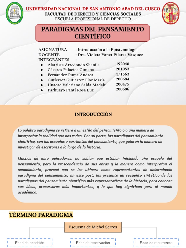 Paradigmas Del Pensamiento Científico | PDF | Karl Popper | Humanismo