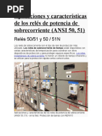 Simbologia Relés | PDF | Relé | Transformador