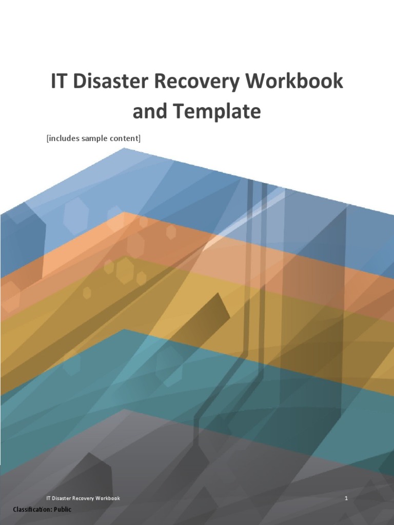Edc It Disaster Recovery Workbook and Template | PDF | Disaster ...