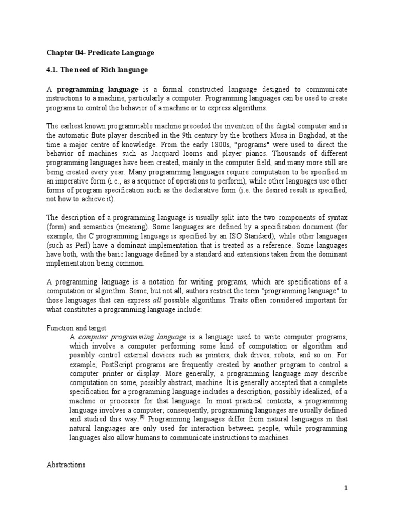 logic-chapter04-predicate-logic-pdf-programming-language-logical