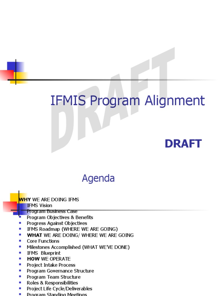 IFMIS Program Alignment: Draft | PDF | Human Resource Management | Human Resources