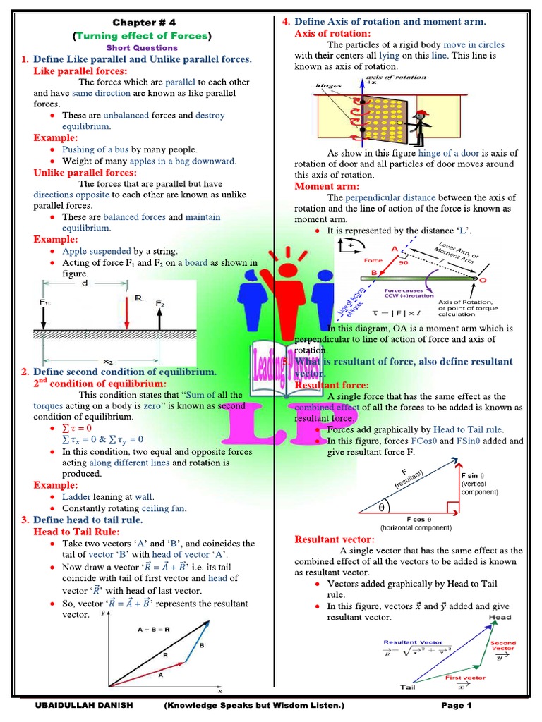 9th CH 4 Coloured Physics Subjective EM Chapter Wise Notes - Anti | PDF