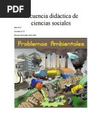 Secuencia Didáctica Medio Ambiente | PDF | Entorno natural | Contaminación