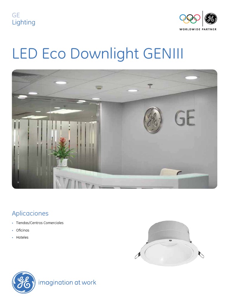 LED Downlight GEN3 | PDF | Diodo emisor de luz | Energía y recursos
